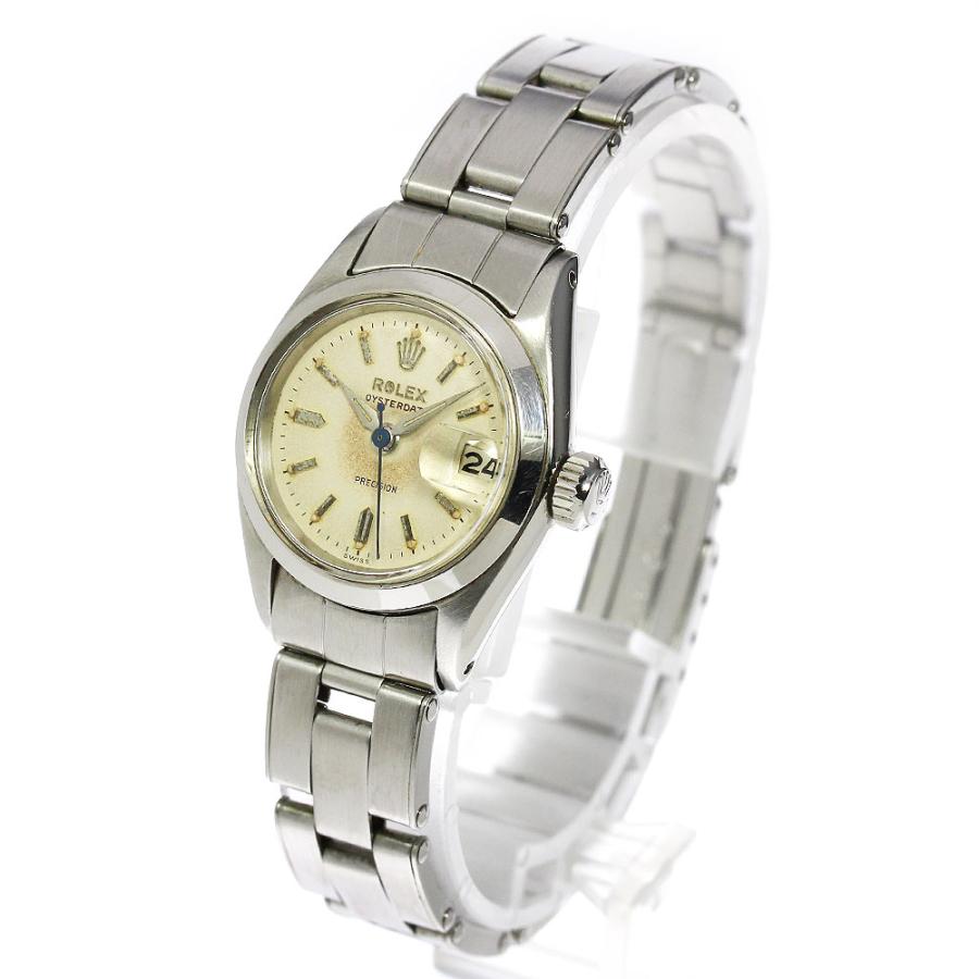 ROLEX 【ROLEX】ロレックス オイスターデイト プレシジョン cal,1313 6406 手巻き レディース_686443 : CLOSER Yahoo!ショップ - 通販 ...