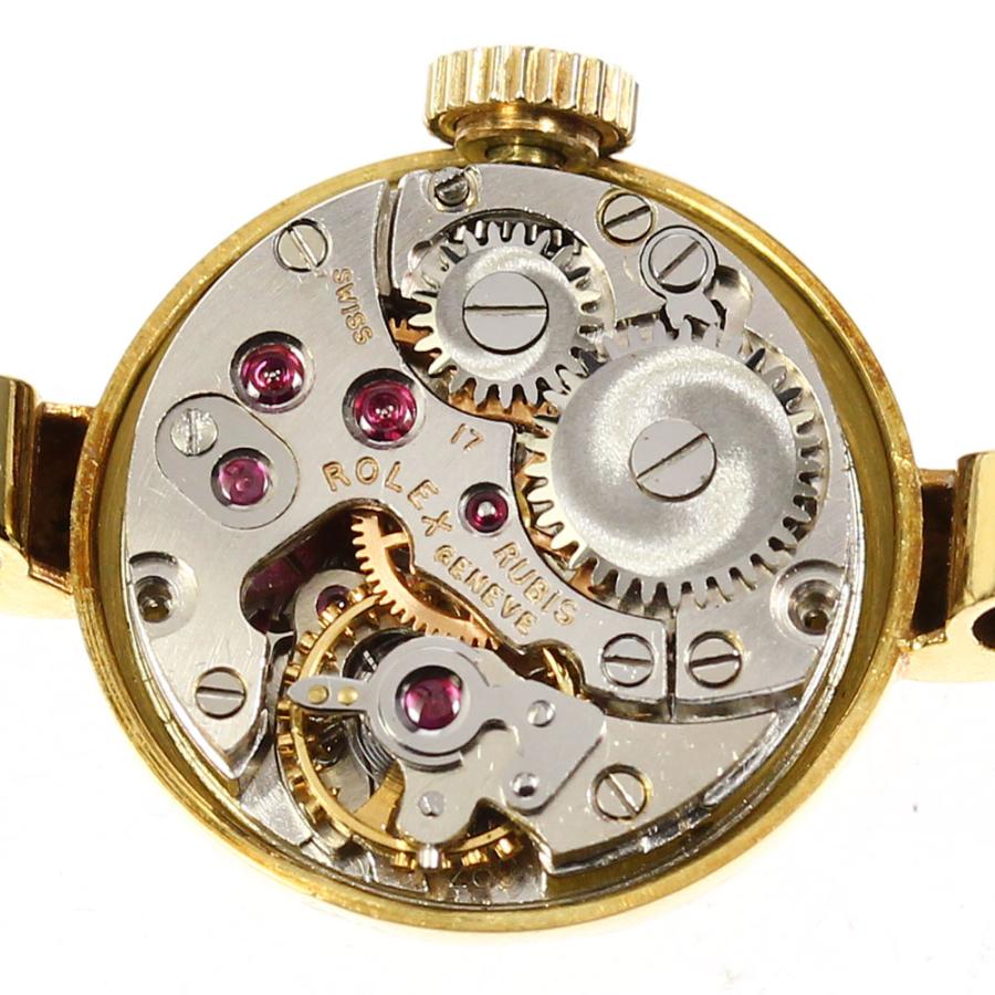 ☆ジャンク【ROLEX】ロレックス プレシジョン K18YG Cal.280 リダンダイアル 8646 手巻き レディース_686505 : ...