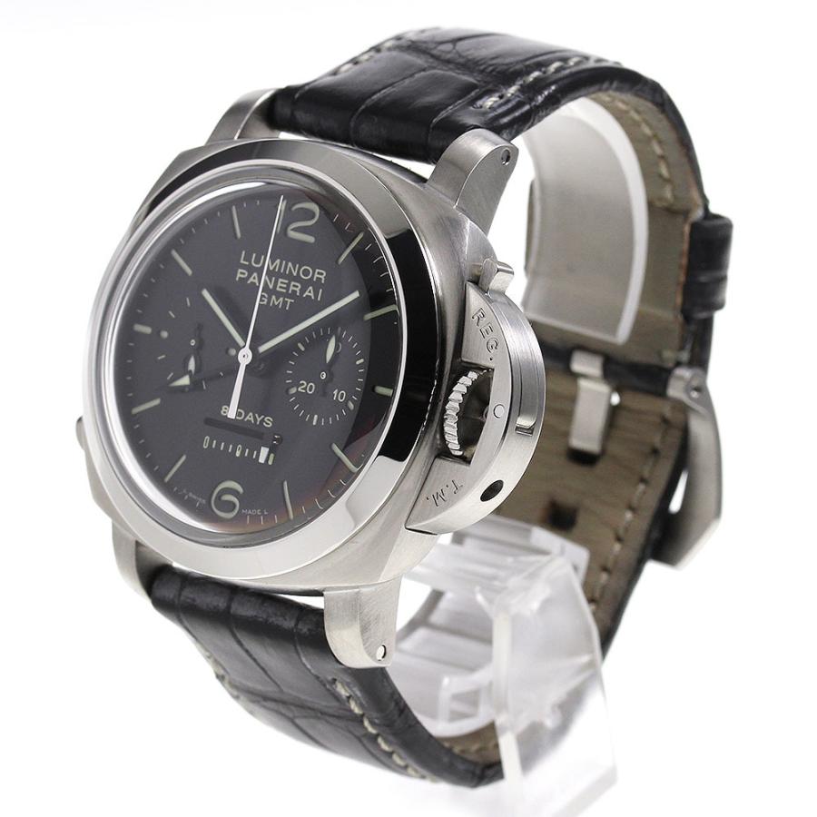 ★箱・保証書付き【PANERAI】パネライ ルミノール 8Days PAM00275 GMT クロノグラフ 手巻き メンズ :686898 ...