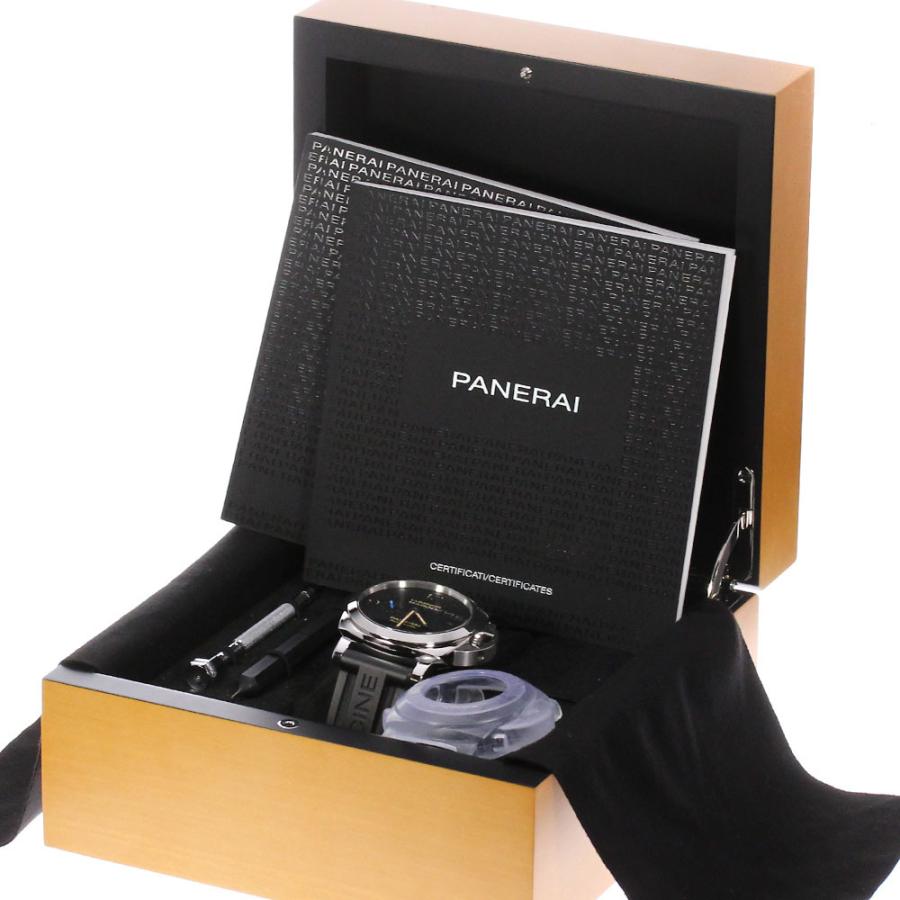 OFFICINE PANERAI ☆良品★内箱・保証書付き【PANERAI】パネライ ルミノールマリーナ 1950 3Days アッチャイオ PAM01359 自動巻き メンズ ...