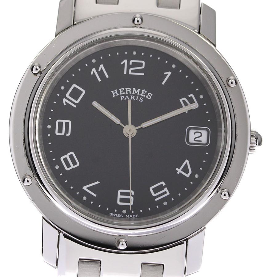 HERMES 【HERMES】エルメス クリッパー デイト CL6.710 クォーツ メンズ_689594 : CLOSER Yahoo!ショップ - 通販 - Yahoo!ショッピング