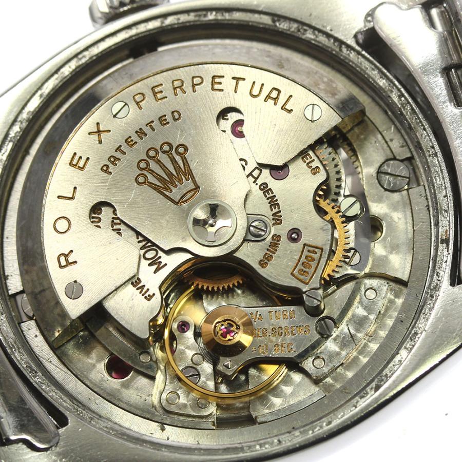 訳あり ロレックス ROLEX 6605 オイスターペーパチュアル デイトジャスト Cal.1065 リダンダイアル 赤黒デイト 自動巻き ...