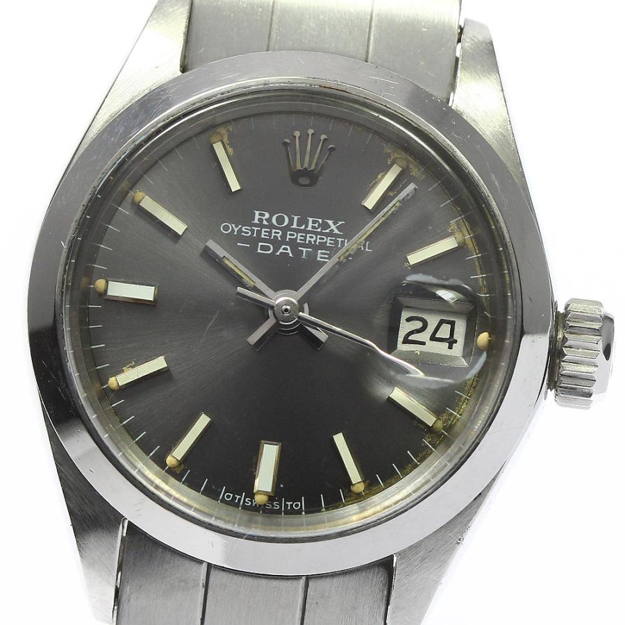ROLEX 【ROLEX】ロレックス オイスターパーペチュアル デイト cal.2030 6916 自動巻き レディース_690258 ...