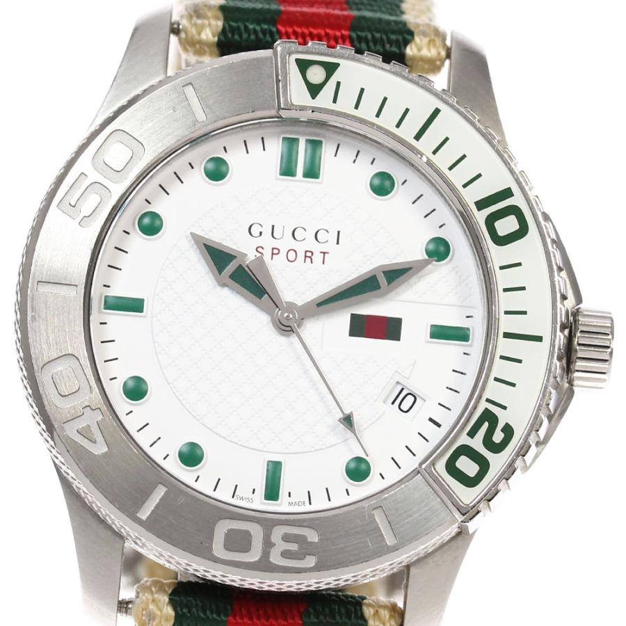 GUCCI 【GUCCI】グッチ Gタイムレス スポーツ デイト 126.2/YA126231 クォーツ メンズ : CLOSER Yahoo ...