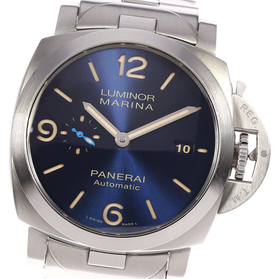 OFFICINE PANERAI パネライ PAM01058 ルミノール マリーナ デイト スモールセコンド 自動巻き メンズ 箱・保証書付き ...
