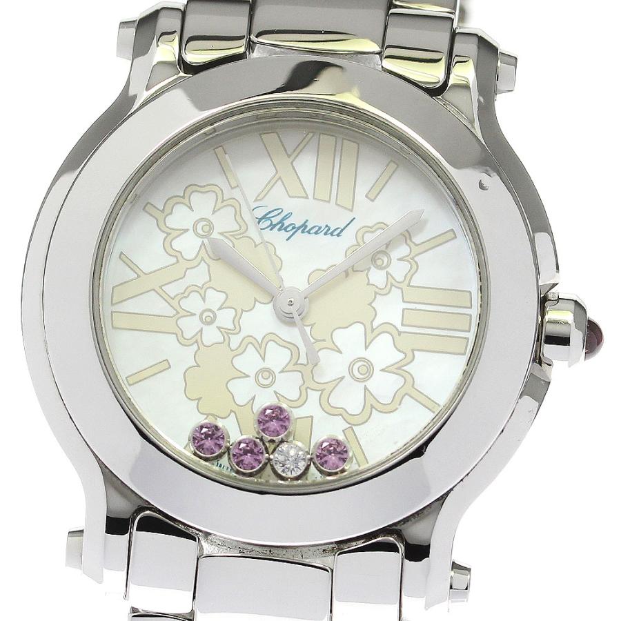 Chopard ショパール 8509 ハッピースポーツ 4Pピンクサファイア 1Pダイヤ クォーツ レディース _692239 : CLOSER Yahoo!ショップ - 通販 - Yahoo ...