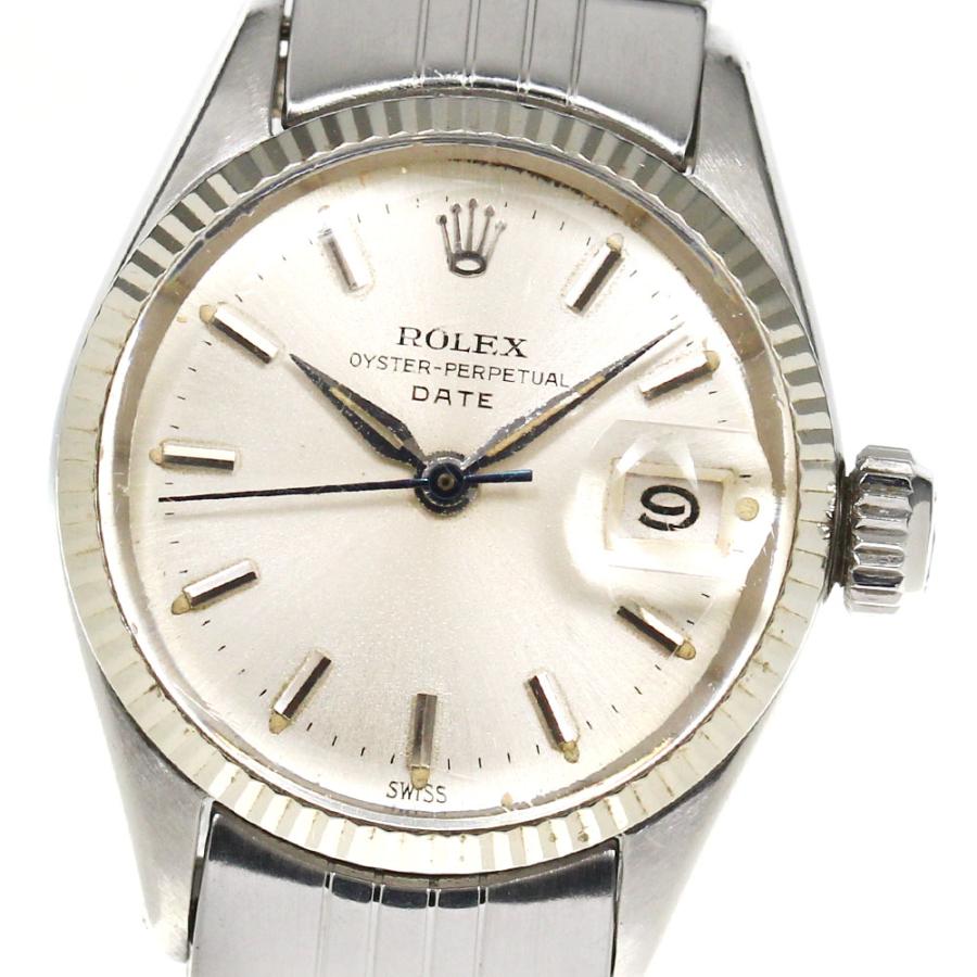 ROLEX 訳あり ロレックス 6517 オイスターパーペチュアル デイト cal.1130 自動巻き レディース _692862 ...
