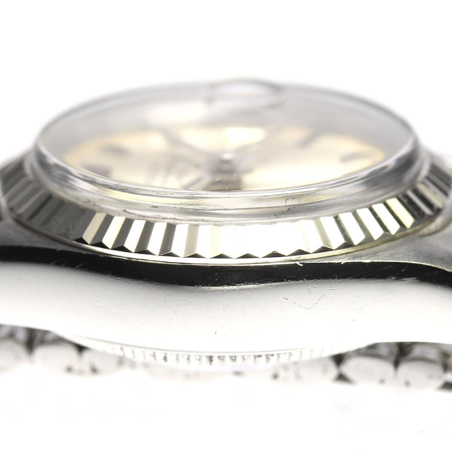 ROLEX（ロレックス） 【ROLEX】ロレックス オイスター パーペチュアルデイト Cal.2030 WGベゼル 6917 自動巻き ...