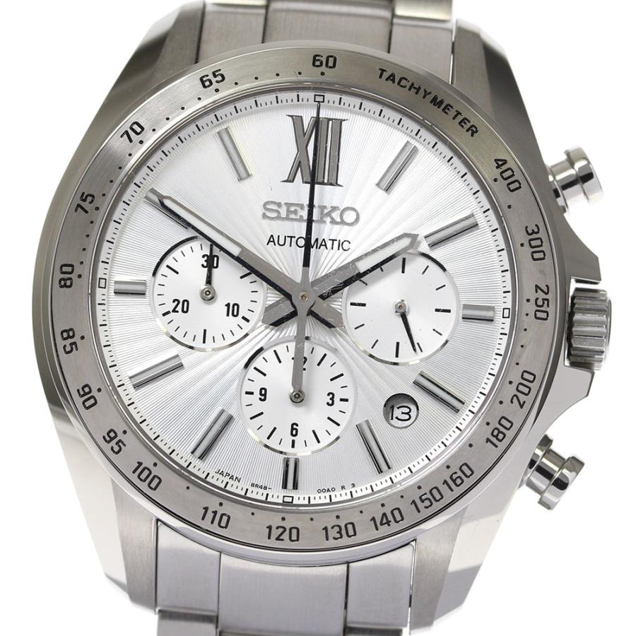 SEIKO（セイコー） ☆極美品★箱・保証書付き【SEIKO】セイコー ブライツ メカニカル クロノグラフ 8R48-00A0/SDGZ009 ...