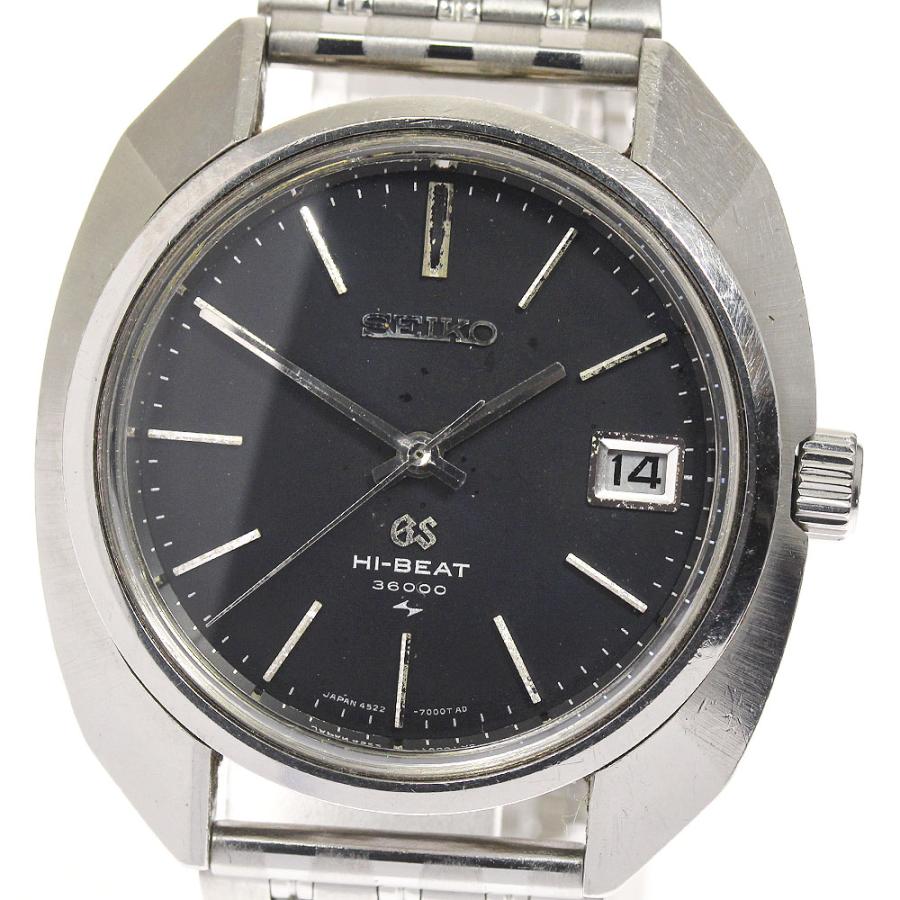 SEIKO 【SEIKO】セイコー グランドセイコー ハイビート デイト 4522-7000 手巻き メンズ_695426 : CLOSER ...