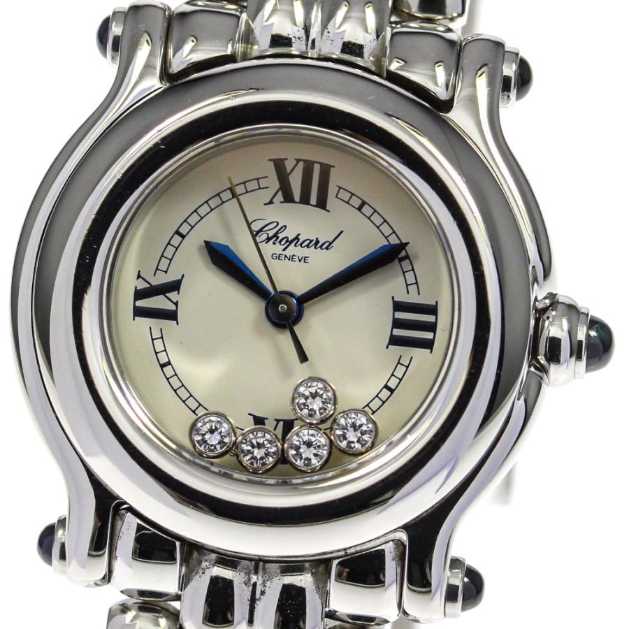 Chopard ☆ジャンク★保証書付き【Chopard】ショパール ハッピースポーツ 5Pダイヤ 27/8250-23 クォーツ レディース_696007 : CLOSER Yahoo ...