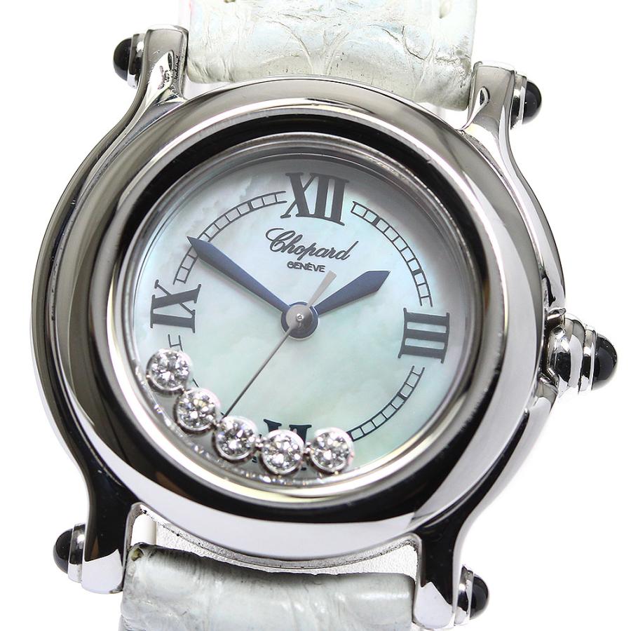 Chopard 【Chopard】ショパール ハッピースポーツ 5Pダイヤモンド 27/8245-23 クォーツ レディース_696370 ...