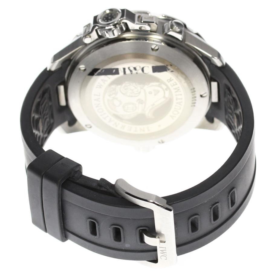 IWC SCHAFFHAUSEN ☆美品★保証書付き【IWC SCHAFFHAUSEN】IWC アクアタイマー ディープツー デイト ...