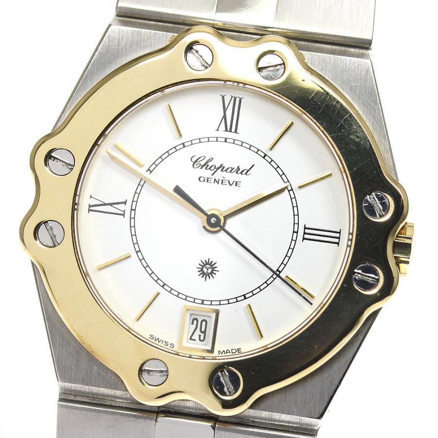 ☆良品【Chopard】ショパール サンモリッツ YGベゼル デイト 26/8025-15 クォーツ レディース_697378 : 697378 : CLOSER Yahoo!ショップ ...