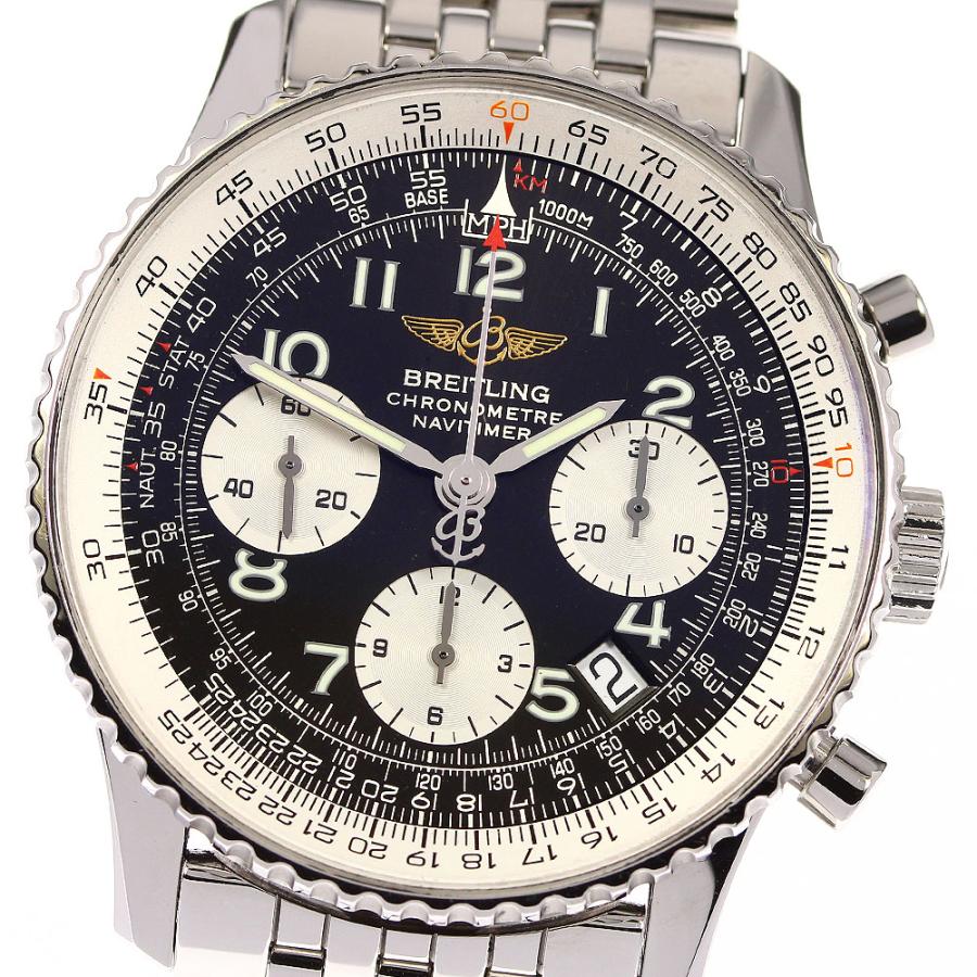 ブライトリング ★保証書付き【BREITLING】ブライトリング ナビタイマー クロノグラフ A23322 自動巻き メンズ_699062 : CLOSER Yahoo!ショップ - 通販 ...