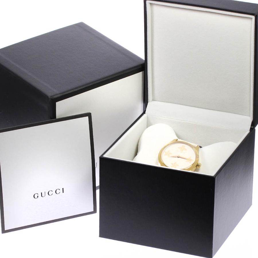 GUCCI（グッチ） ☆美品★箱・保証書付き【GUCCI】グッチ Gタイムレス 126.4/YA1264096 蜂＆星 クォーツ メンズ ...