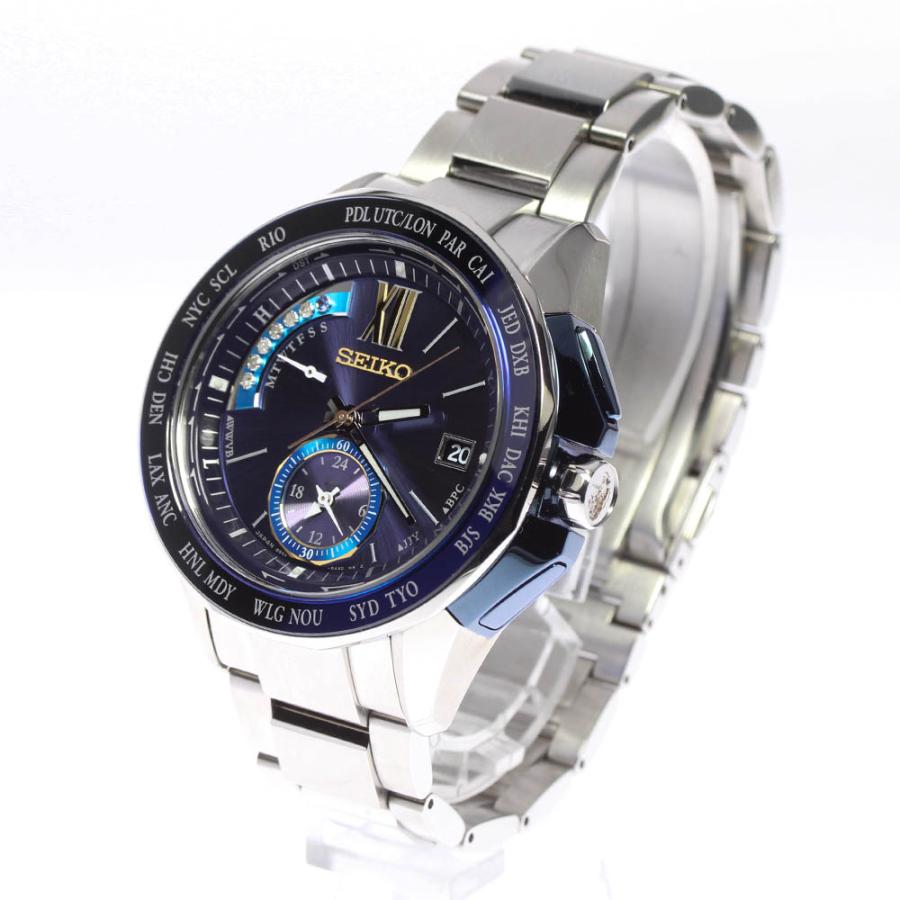SEIKO ☆訳あり★箱付き【SEIKO】セイコー ブライツ ボンベイサファイア 300本限定 8B54-0BA0 SAGA155 ソーラー ...