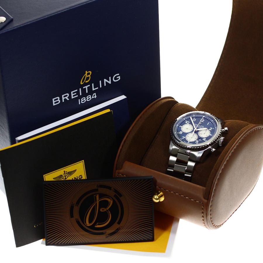 ブライトリング ★箱・保証書付き【BREITLING】ブライトリング ナビタイマー8 B01 クロノグラフ AB0117 自動巻き メンズ ...