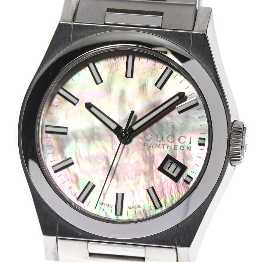 GUCCI（グッチ） ★箱・保証書付き【GUCCI】グッチ パンテオン デイト 115.4/YA115401 クォーツ ボーイズ_700886 : CLOSER Yahoo!ショップ - 通販 ...