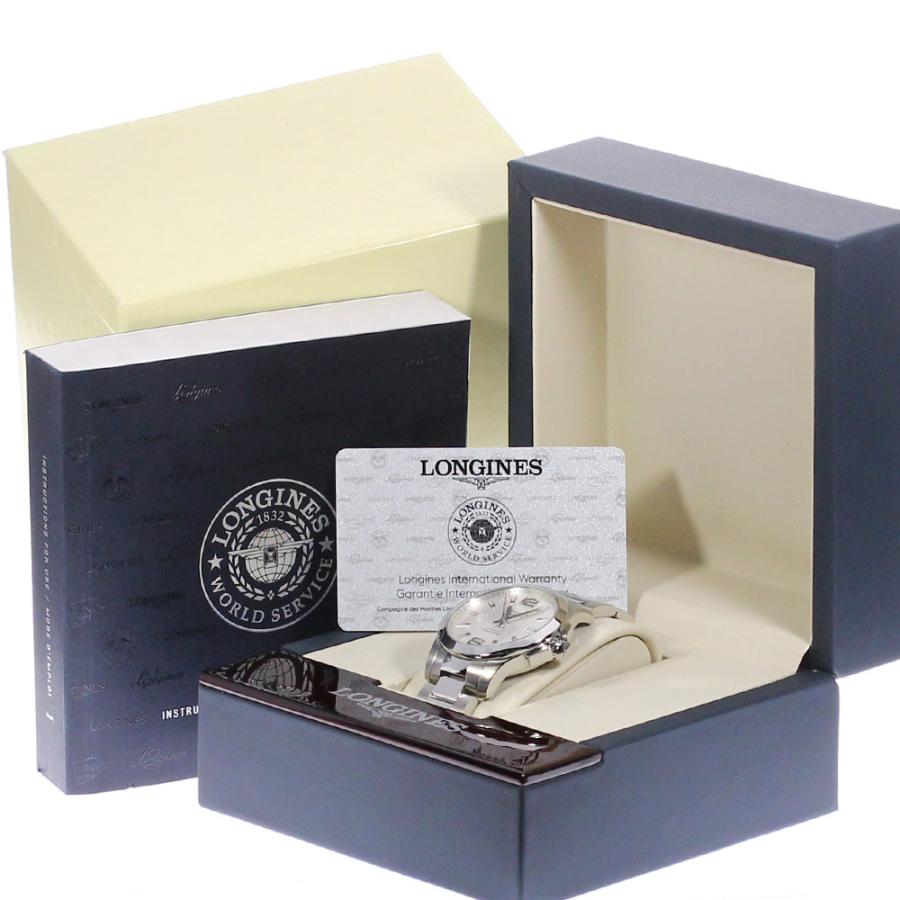 LONGINES ☆美品★箱・保証書付き【LONGINES】ロンジン コンクエスト デイト L3.676.4 自動巻き メンズ_701019 ...