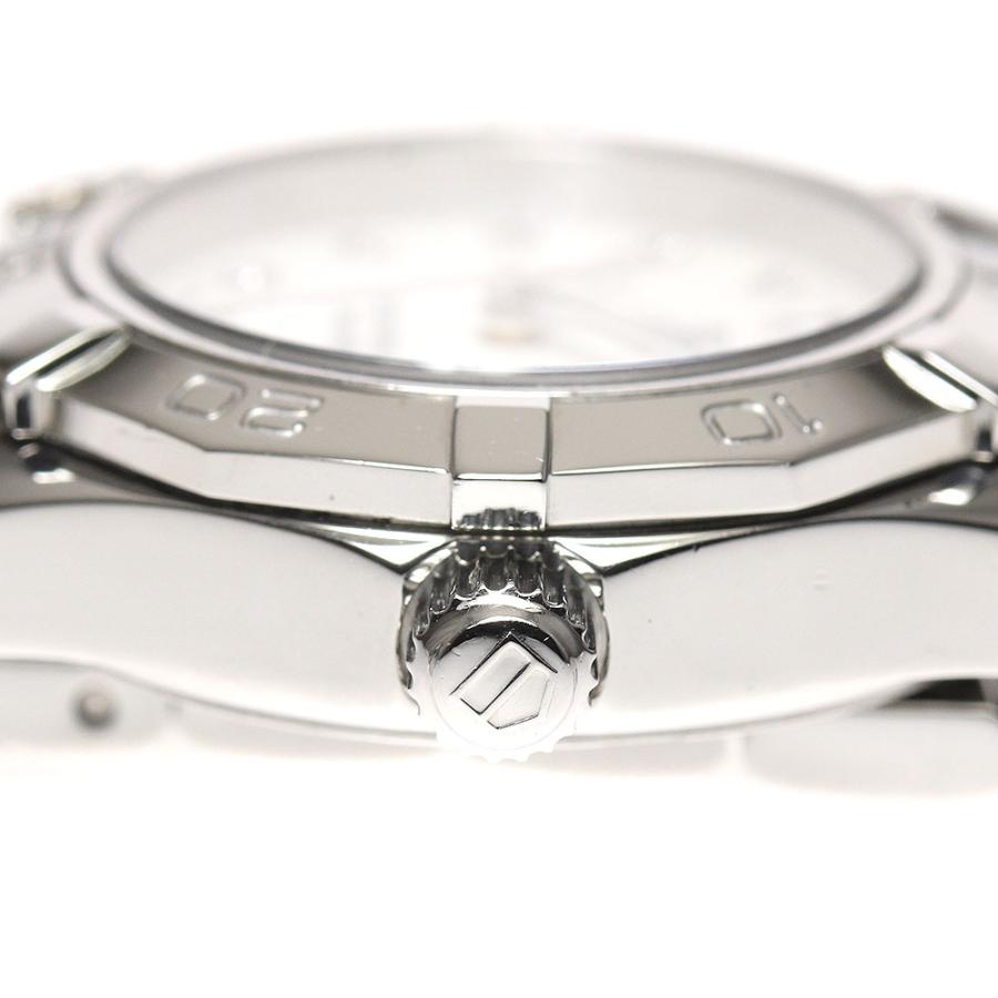 TAG HEUER ☆良品【TAG HEUER】タグホイヤー アクアレーサー 10Pダイヤ デイト WAF1415 クォーツ レディース ...