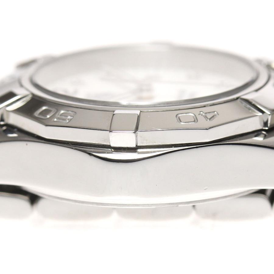 TAG HEUER ☆良品【TAG HEUER】タグホイヤー アクアレーサー 10Pダイヤ デイト WAF1415 クォーツ レディース ...