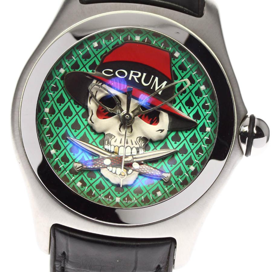 CORUM（コルム） ☆美品★保証書付き【CORUM】コルム バブル ギャング 888本限定 08.0001 888 自動巻き メンズ ...