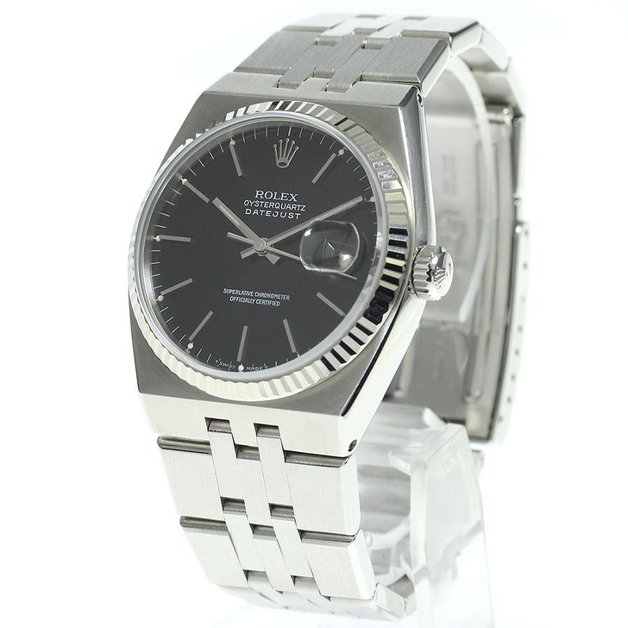 ★保証書付き【ROLEX】ロレックス デイトジャスト WGベゼル ヴィンテージ 17014 クォーツ メンズ_701686 : 701686 ...