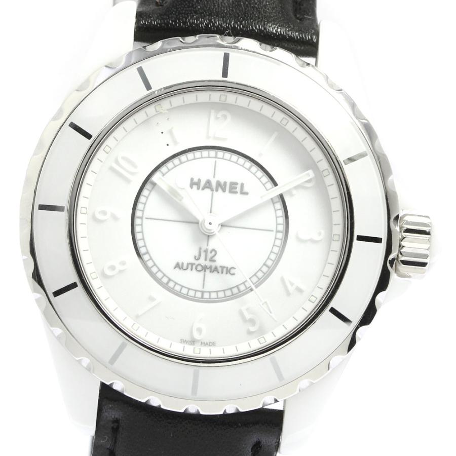 CHANEL（シャネル） 訳あり CHANEL H3443 J12 ホワイトファントム 自動巻き メンズ 良品 _701874 ...