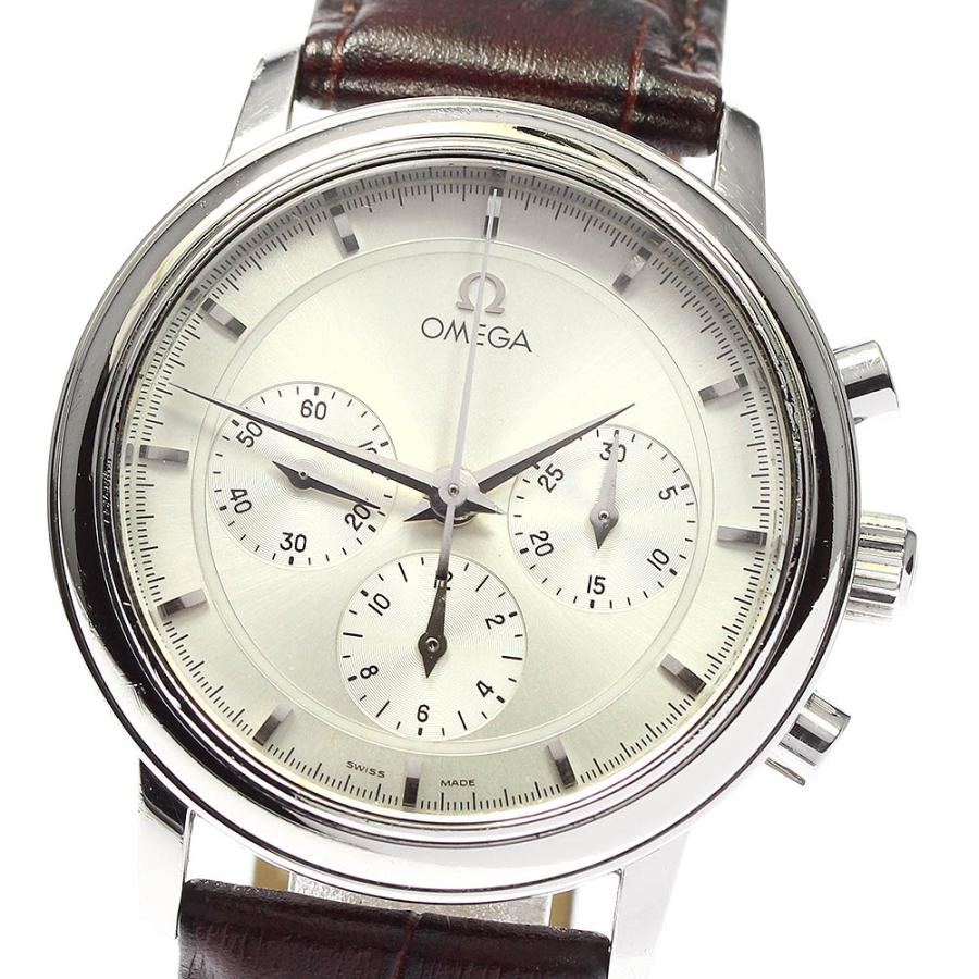 OMEGA 【OMEGA】オメガ デビル プレステージ クロノグラフ 4840.31 手巻き メンズ_702208 : CLOSER Yahoo!ショップ - 通販 - Yahoo!ショッピング