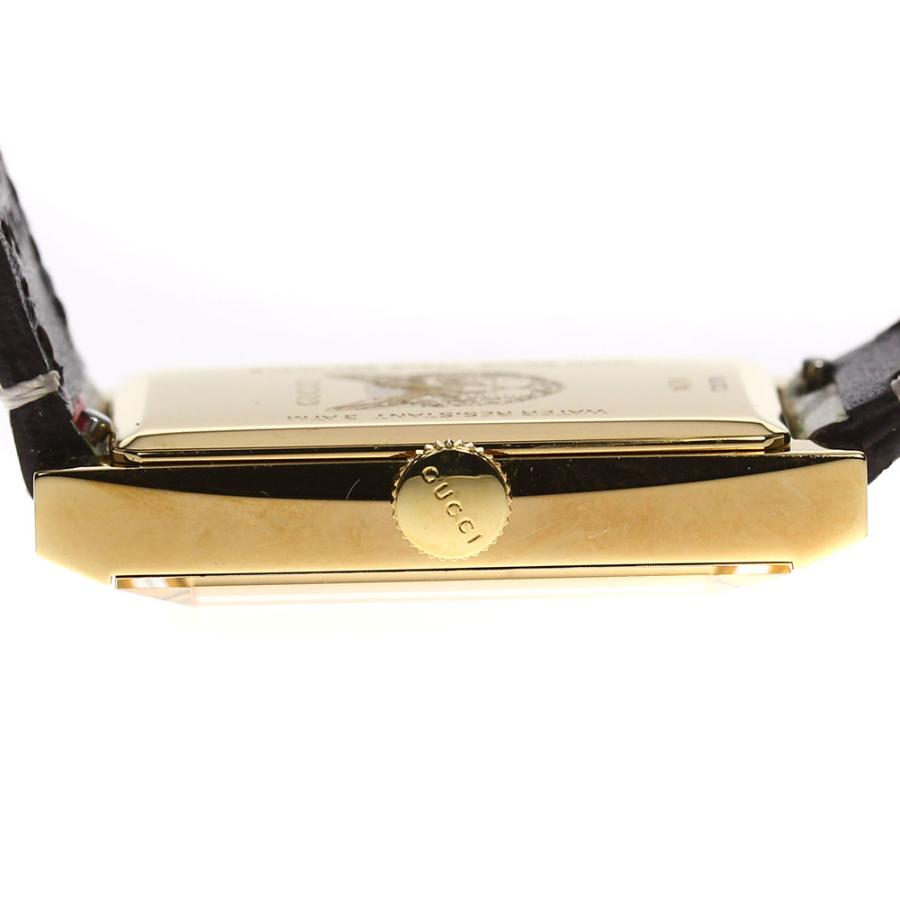 ☆美品★箱・保証書付き【GUCCI】グッチ Gフレーム シェル フラワー 147.4/YA147406 クォーツ レディース_702901 : ...