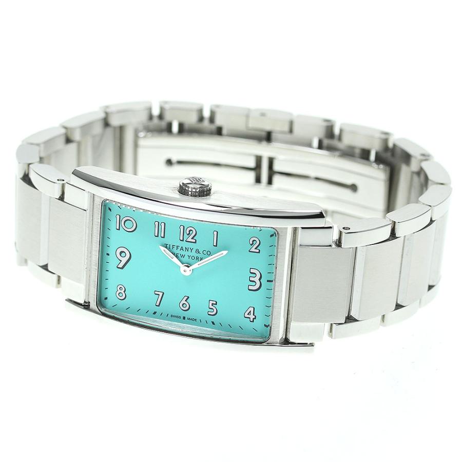 TIFFANY&Co. ☆美品★箱・保証書付き【TIFFANY&Co.】ティファニー イーストウエスト 60702748 クォーツ レディース ...