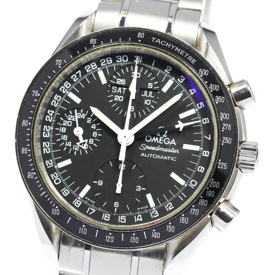 OMEGA ☆訳あり【OMEGA】オメガ スピードマスター マーク 40 コスモス トリプルカレンダー 3520.50 自動巻き メンズ ...