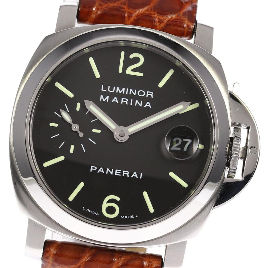 OFFICINE PANERAI ★箱付き【PANERAI】パネライ ルミノール マリーナ スモールセコンド デイト PAM00048 自動 ...