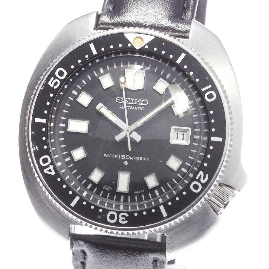 SEIKO セイコー 6105-8110 セカンドダイバー デイト 自動巻き メンズ _704070 : CLOSER Yahoo!ショップ ...