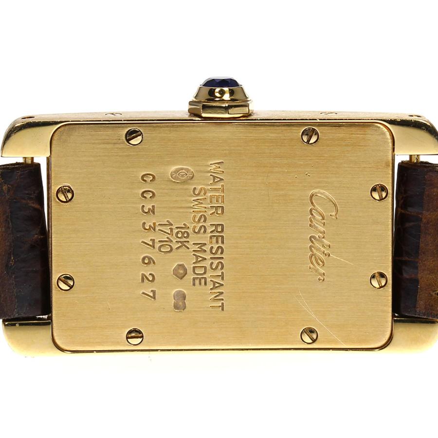 【CARTIER】カルティエ タンクアメリカンSM K18YG W2601556 クォーツ レディース_704251 :704251 ...