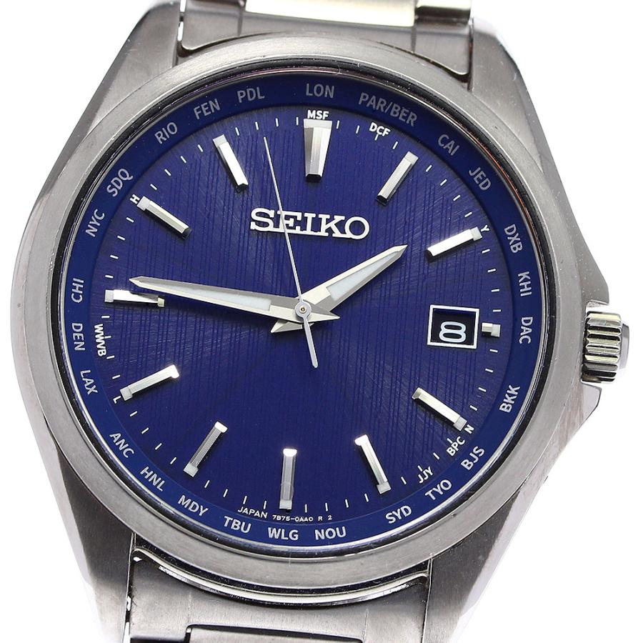SEIKO ★箱・保証書付き【SEIKO】セイコー セイコーセレクション デイト SBTM289 / 7B75-0AA0 ソーラー電波 メンズ ...