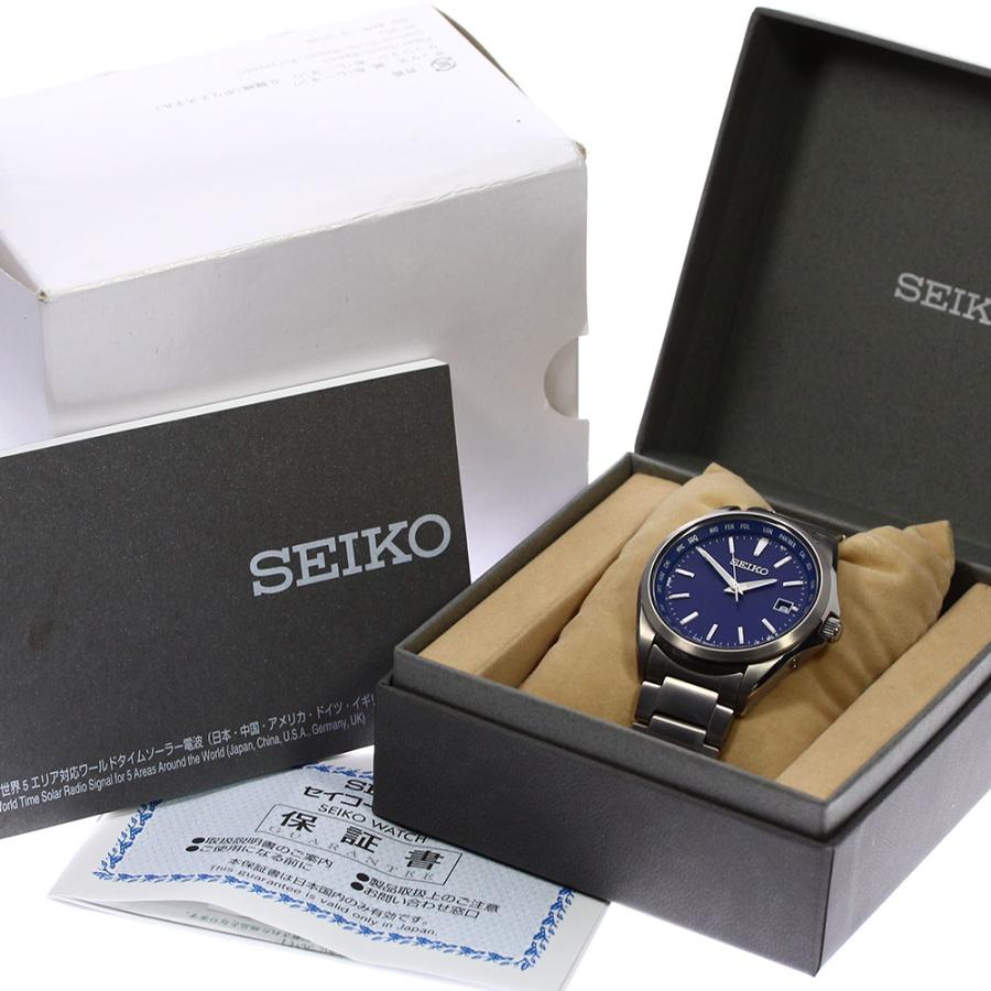 SEIKO ★箱・保証書付き【SEIKO】セイコー セイコーセレクション デイト SBTM289 / 7B75-0AA0 ソーラー電波 メンズ ...