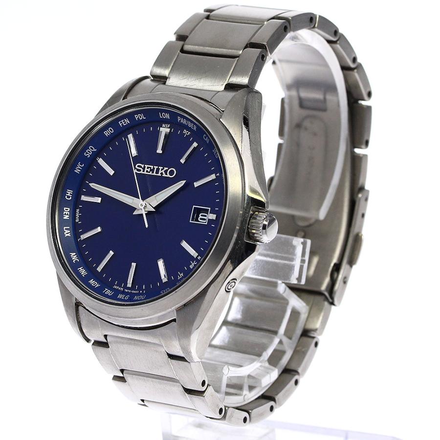 ★箱・保証書付き【SEIKO】セイコー セイコーセレクション デイト SBTM289 / 7B75-0AA0 ソーラー電波 メンズ ...