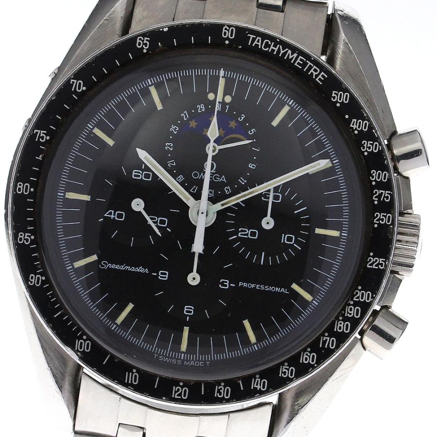 OMEGA 【OMEGA】オメガ スピードマスター ムーンフェイズ cal.866 345.0809 手巻き メンズ_705346【ev20 ...