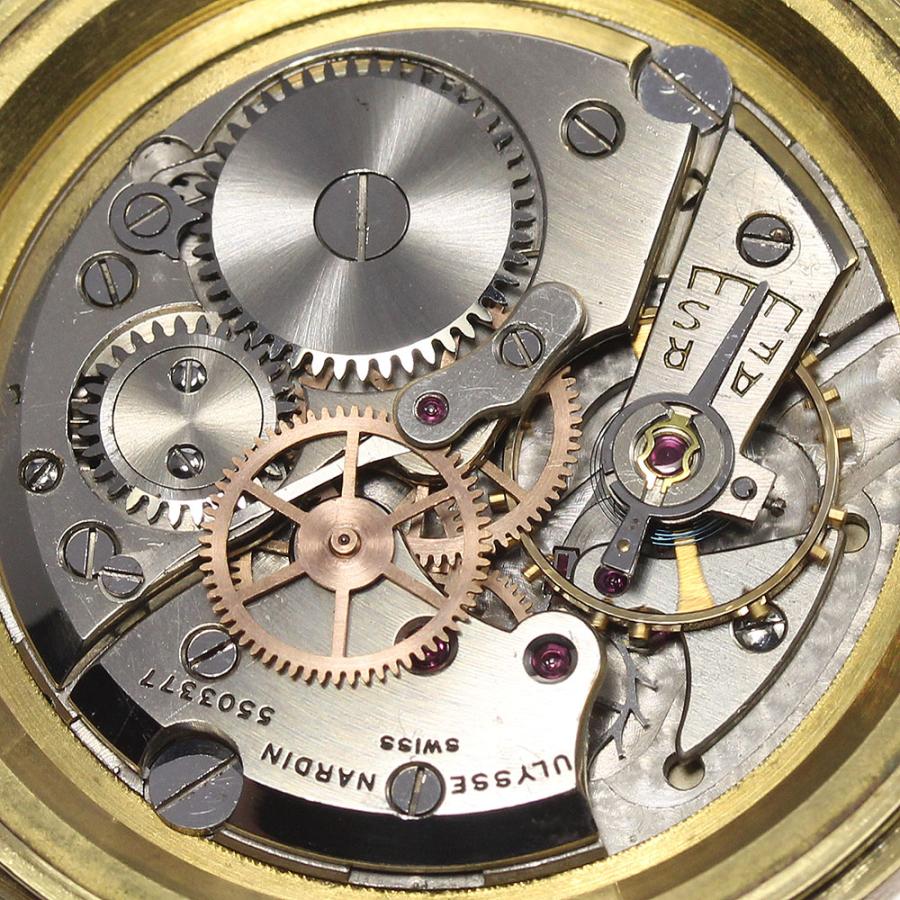 【Ulysse Nardin】ユリス・ナルダン K18YG ヴィンテージ 手巻き メンズ_705658 :705658:CLOSER Yahoo!ショップ - 通販 - Yahoo!ショッピング