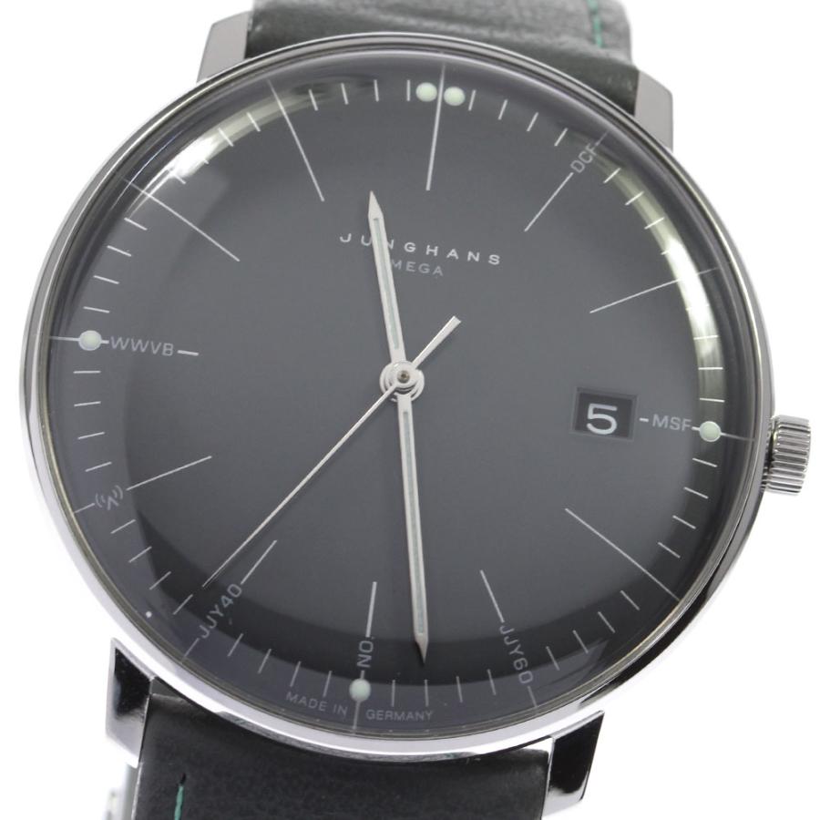 Junghans ☆美品★内箱・保証書付き【JUNGHANS】ユンハンス マックスビル メガ 058/4823.00 ソーラー電波 メンズ_706141 : CLOSER Yahoo!ショップ ...