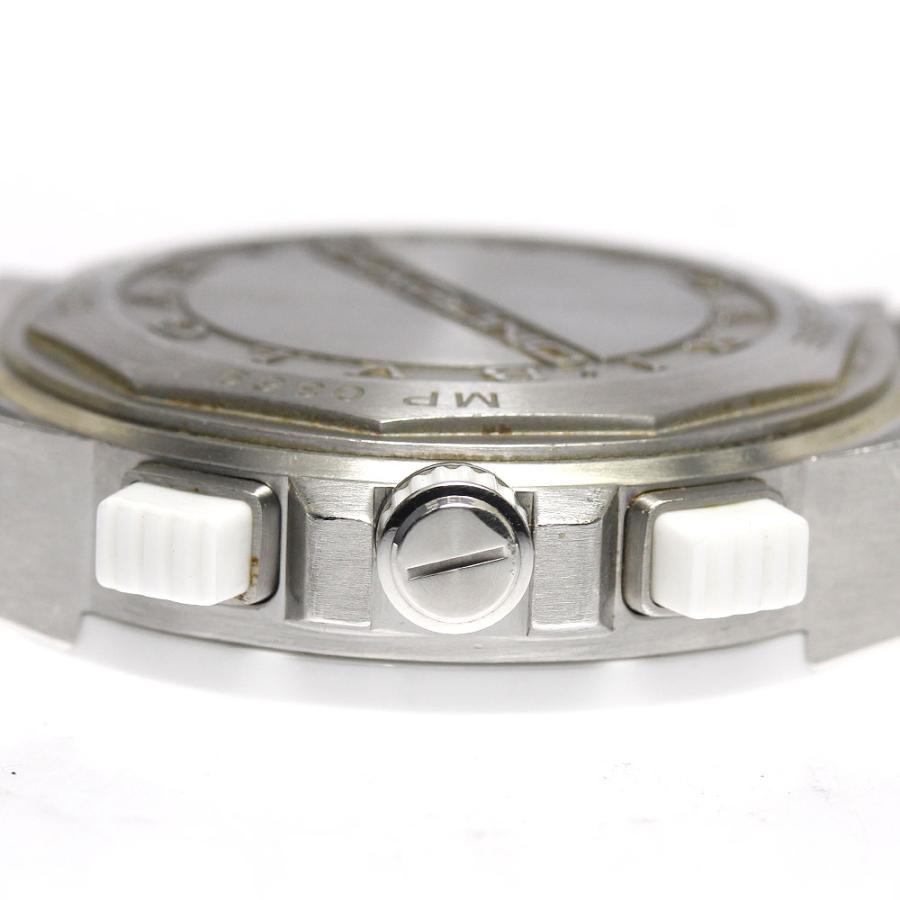 BVLGARI ★箱・保証書付き【BVLGARI】ブルガリ ディアゴノ クロノグラフ 8Pダイヤ DG37SCCH 自動巻き ボーイズ ...