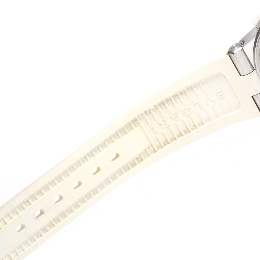 BVLGARI ★箱・保証書付き【BVLGARI】ブルガリ ディアゴノ クロノグラフ 8Pダイヤ DG37SCCH 自動巻き ボーイズ ...