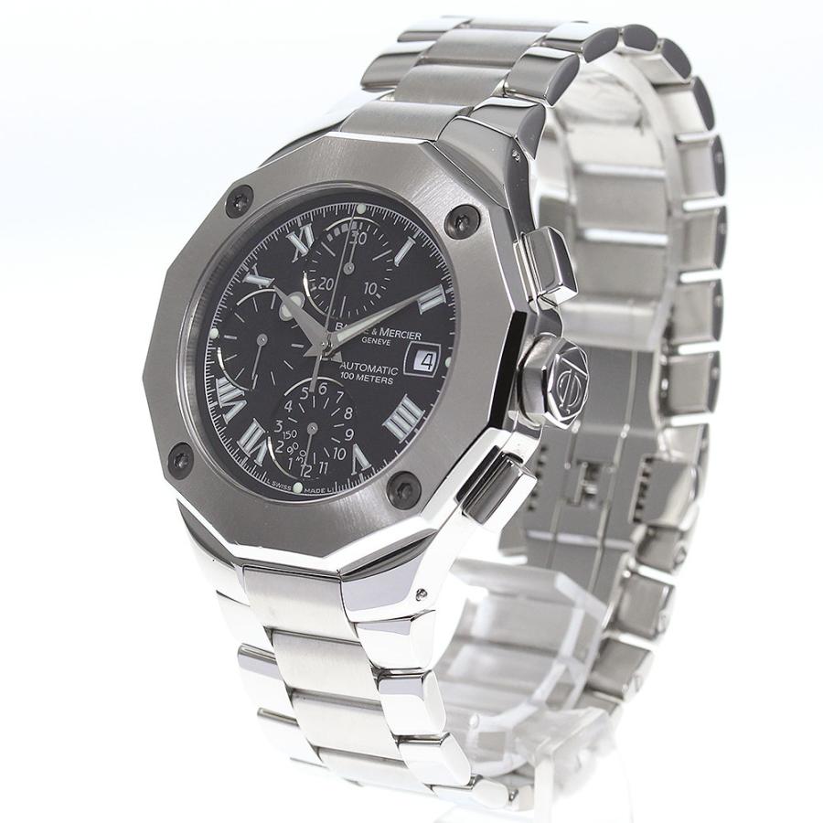 【Baume & Mercier】ボーム＆メルシェ リビエラ クロノグラフ デイト 65541 自動巻き メンズ_707632 :707632 ...