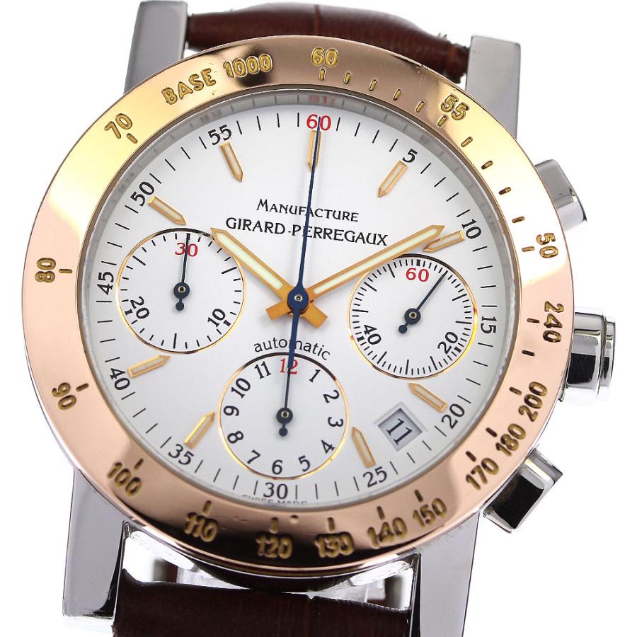 ジラール・ペルゴ 【GIRARD-PERREGAUX】ジラール・ペルゴ GP7000 PGベゼル クロノグラフ 7030 自動巻き メンズ ...