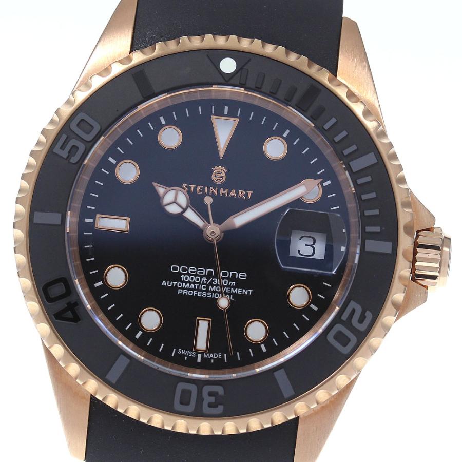 ☆極美品★箱・保証書付き【Steinhart】スタインハート オーシャンワン デイト 103-0893 自動巻き メンズ_707859 ...