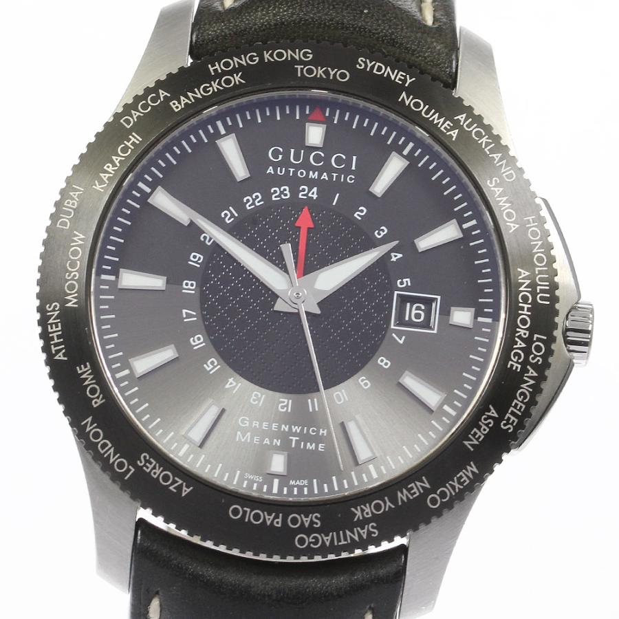 ☆良品★保証書付き【GUCCI】グッチ Gタイムレス GMT 126.2/YA126212 自動巻き メンズ_707918 : 707918 : CLOSER Yahoo!ショップ - 通販 ...