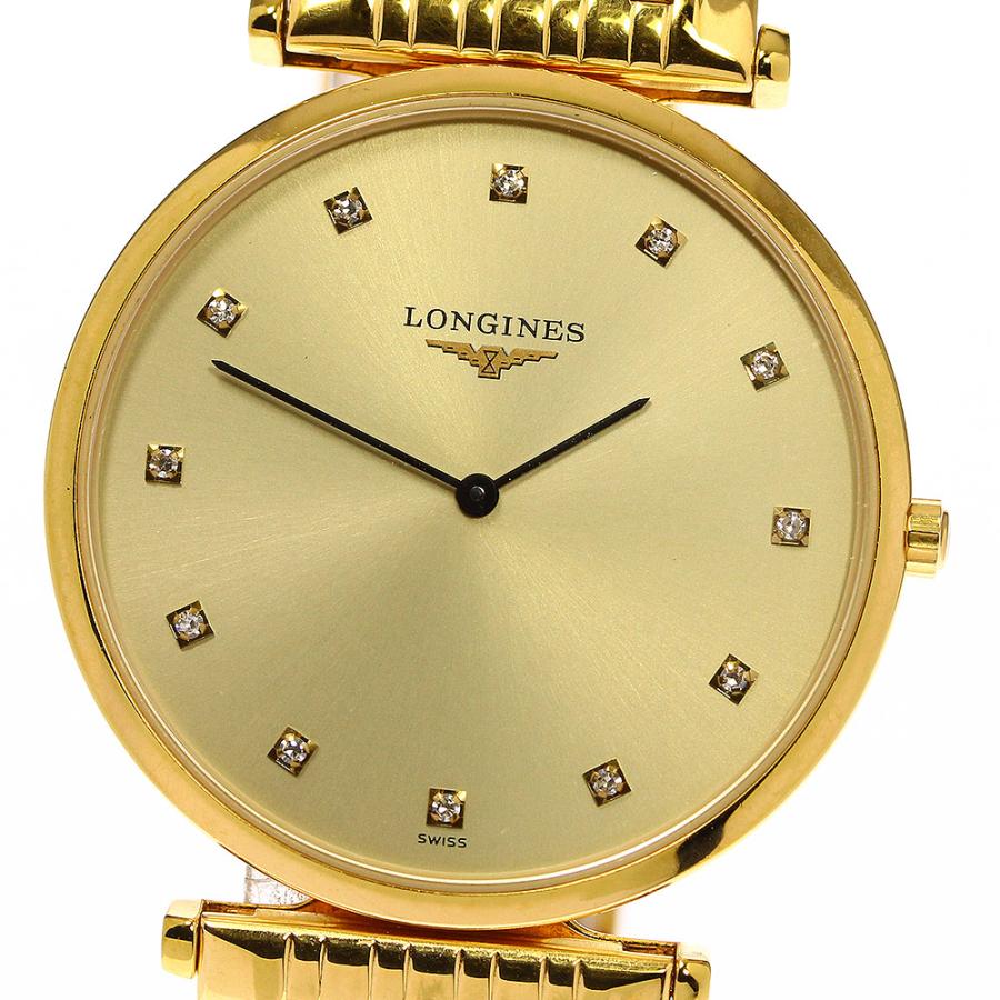 LONGINES ☆良品【LONGINES】ロンジン グランドクラシック 12Pダイヤ L4.709.2 クォーツ メンズ_708055 : CLOSER Yahoo!ショップ - 通販 ...