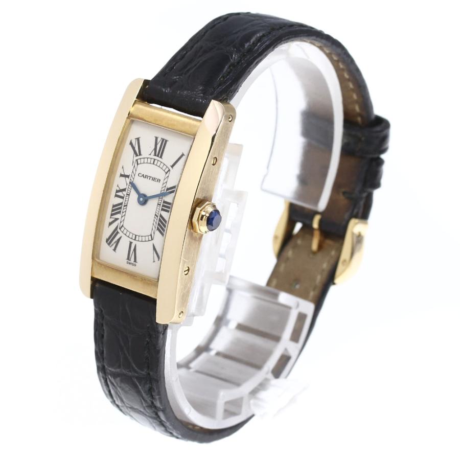 Cartier（カルティエ） ★内箱・保証書付き【CARTIER】カルティエ タンクアメリカンSM K18YG W2601556 クォーツ ...